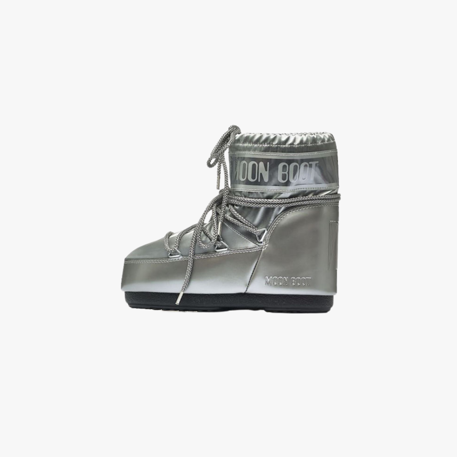 Moon Boot Icon Low Boot Glance "Silver" | Oversoles